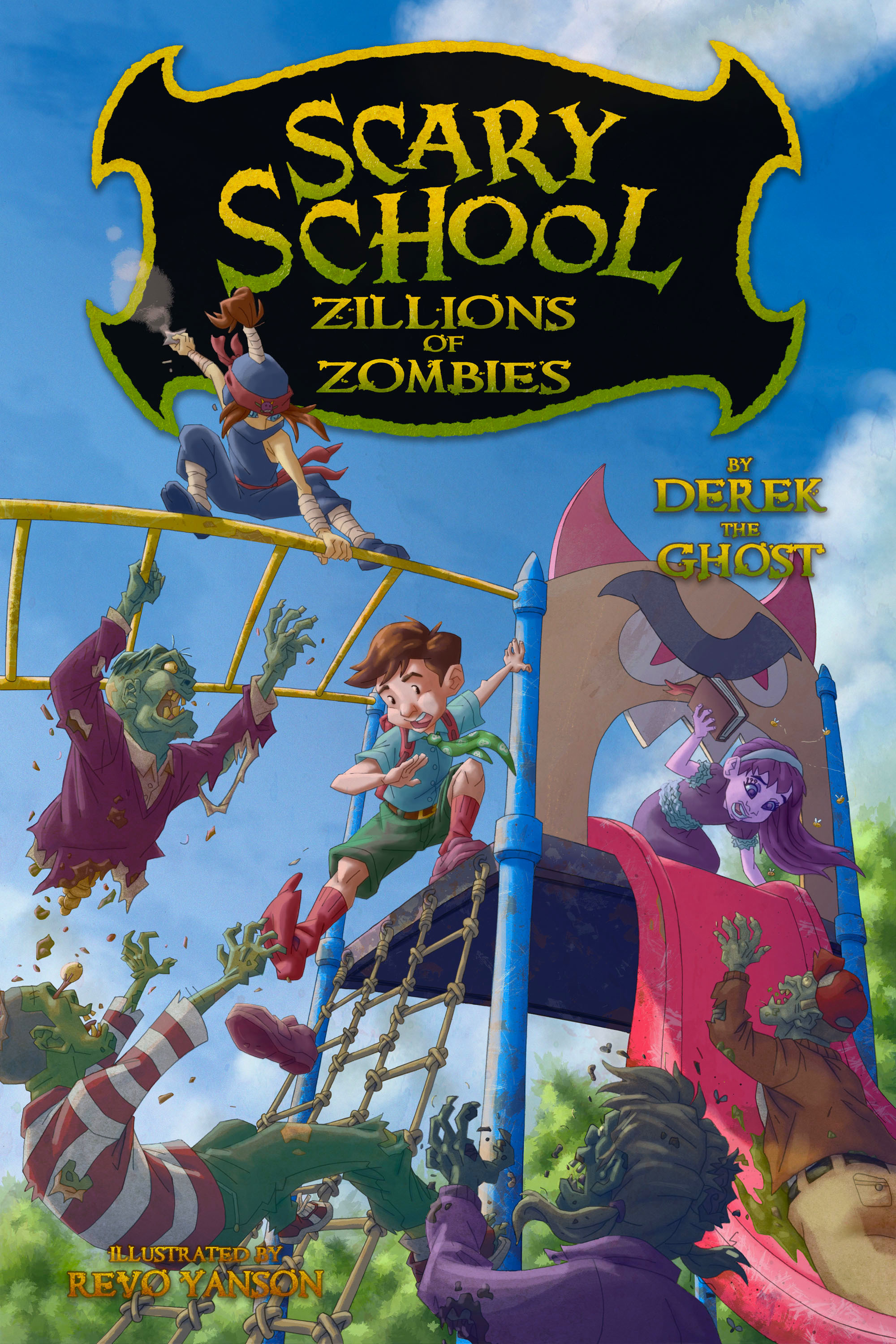 Zillions of Zombies (Scary School, #4) by Derek The Ghost | Goodreads