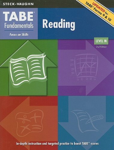 Reading, Level M (Steck-Vaughn TABE Fundamentals) by Steck-Vaughn ...