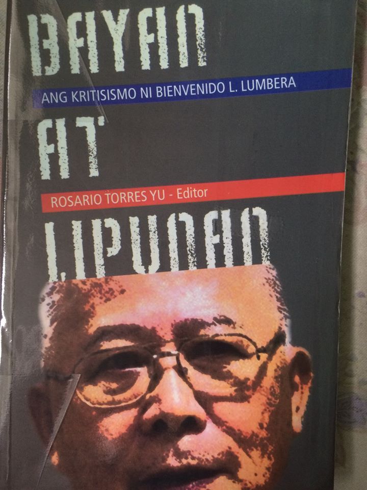 Bayan at Lipunan: Ang Kritisismo ni Bienvenido L. Lumbera by Bienvenido ...
