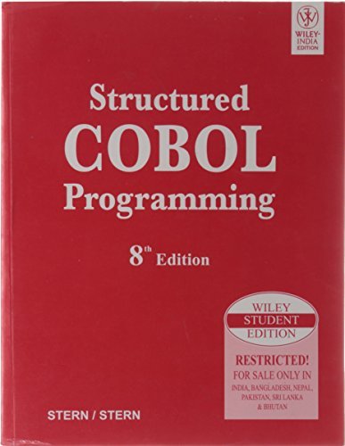 Structured Cobol Programming, 8Th Ed by Robert A. Stern | Goodreads