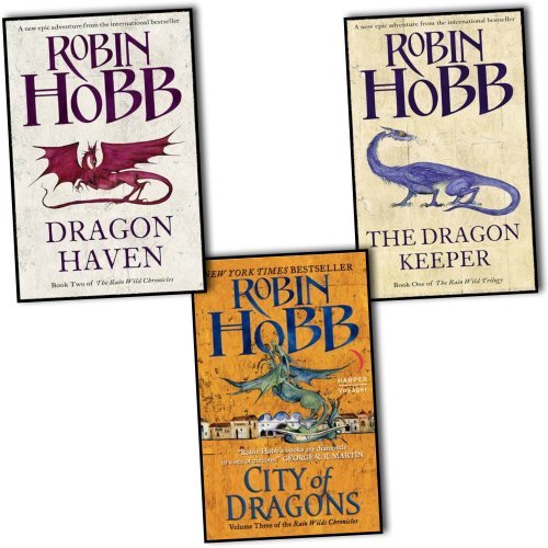 Robin Hobb Trilogy 3 Books Set Pack The Rain Wild Chronicles Collection ...