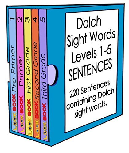 Dolch Sight Words Sentences Set: Levels 1 - 5 Sight Word Sentences by P ...