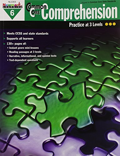 Newmark Learning Grade 6 Common Core Comprehension Aid by Various ...