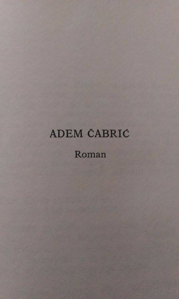 Adem Čabrić by Hamza Humo | Goodreads
