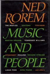 Music and People by Ned Rorem | Goodreads