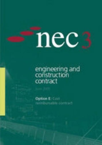 Nec3 Engineering and Construction Contract Option E: Cost Reimbursable ...