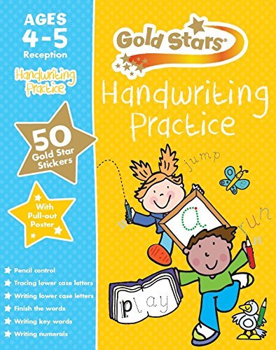 Gold Stars Handwriting Practice Ages 4-5 Reception by Parragon Books ...