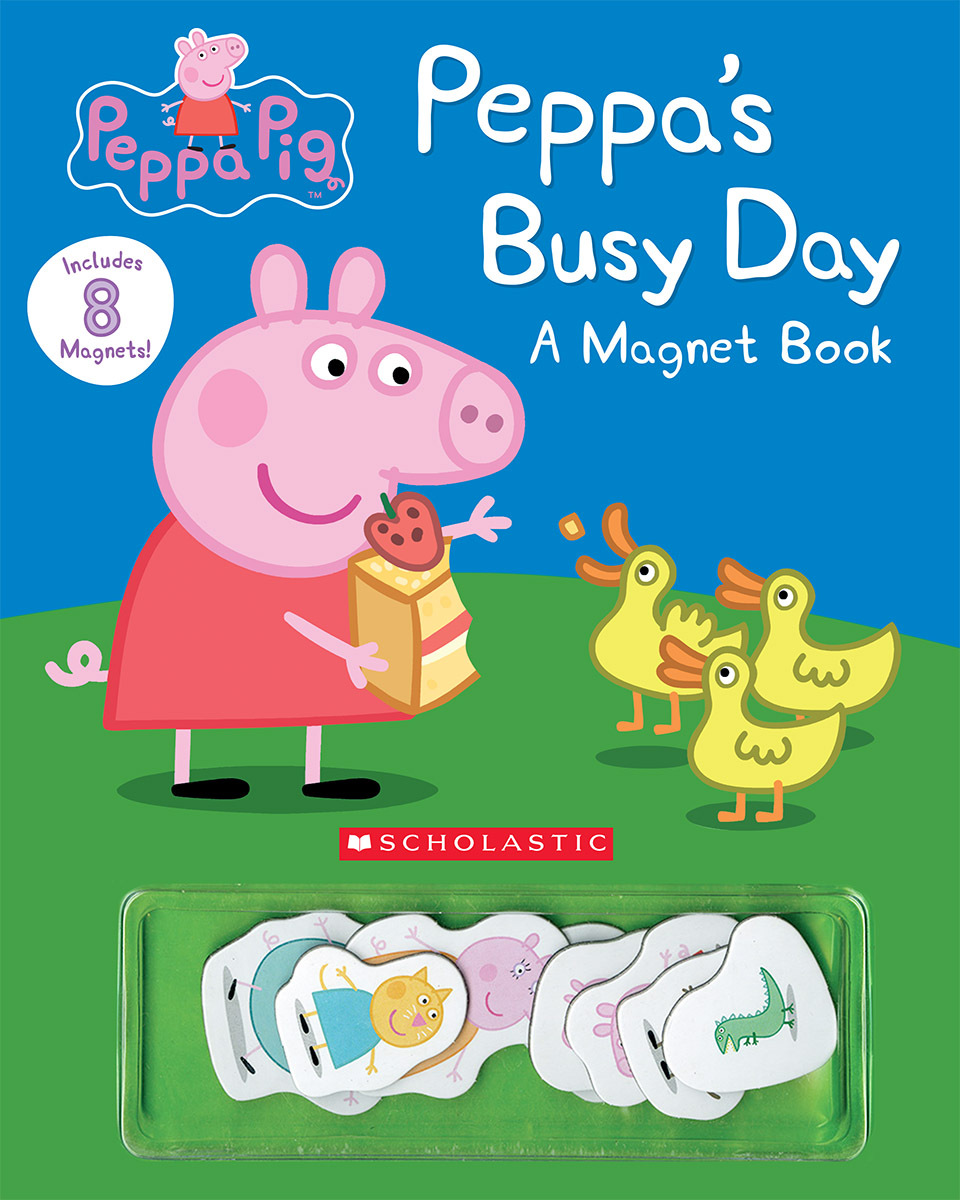 Peppa's Busy Day Magnet Book (Peppa Pig): A Magnet Book by Scholastic ...