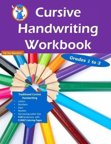 Cursive Handwriting Workbook: Workbooks for 1st Graders Through 3rd ...