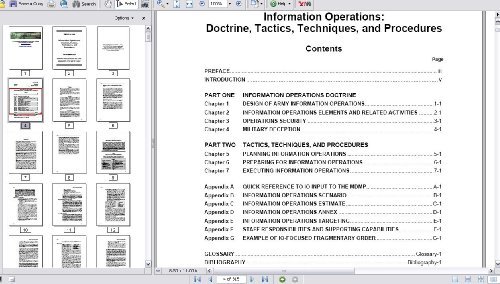 US Army Information Operations: Doctrine, Tactics, Techniques, and ...