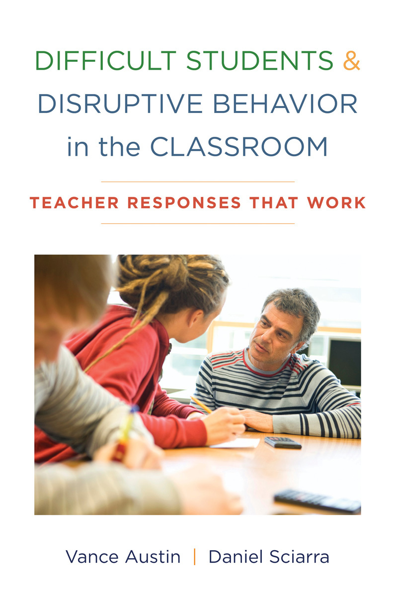 Difficult Students and Disruptive Behavior in the Classroom: Teacher ...
