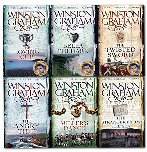 Winston Graham Poldark Series 6 Books Collection Set (Poldark books 7 ...