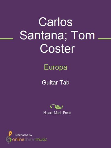 Europa Sheet Music by Carlos Santana | Goodreads