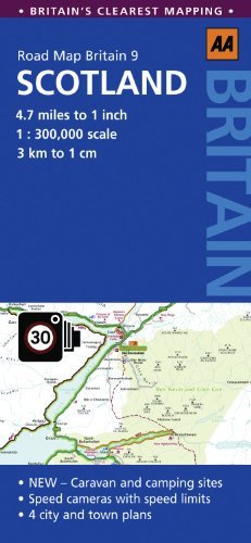 AA Road Map Scotland by AA Publishing | Goodreads