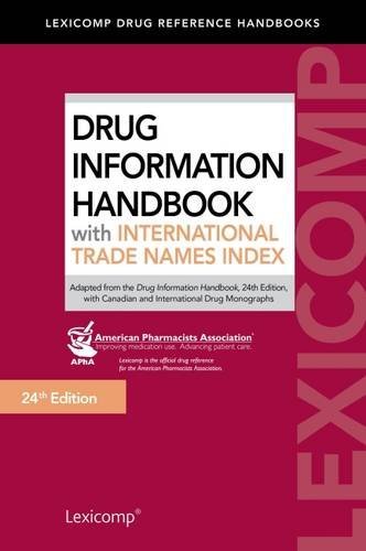 Drug Information Handbook With International Trade Names Index by Lexi ...
