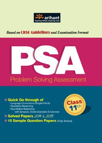 Based On Cbse Guidelines & Examination Format Psa Problem Solving ...