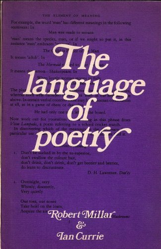 The Language of Poetry by Robert McColl Millar | Goodreads