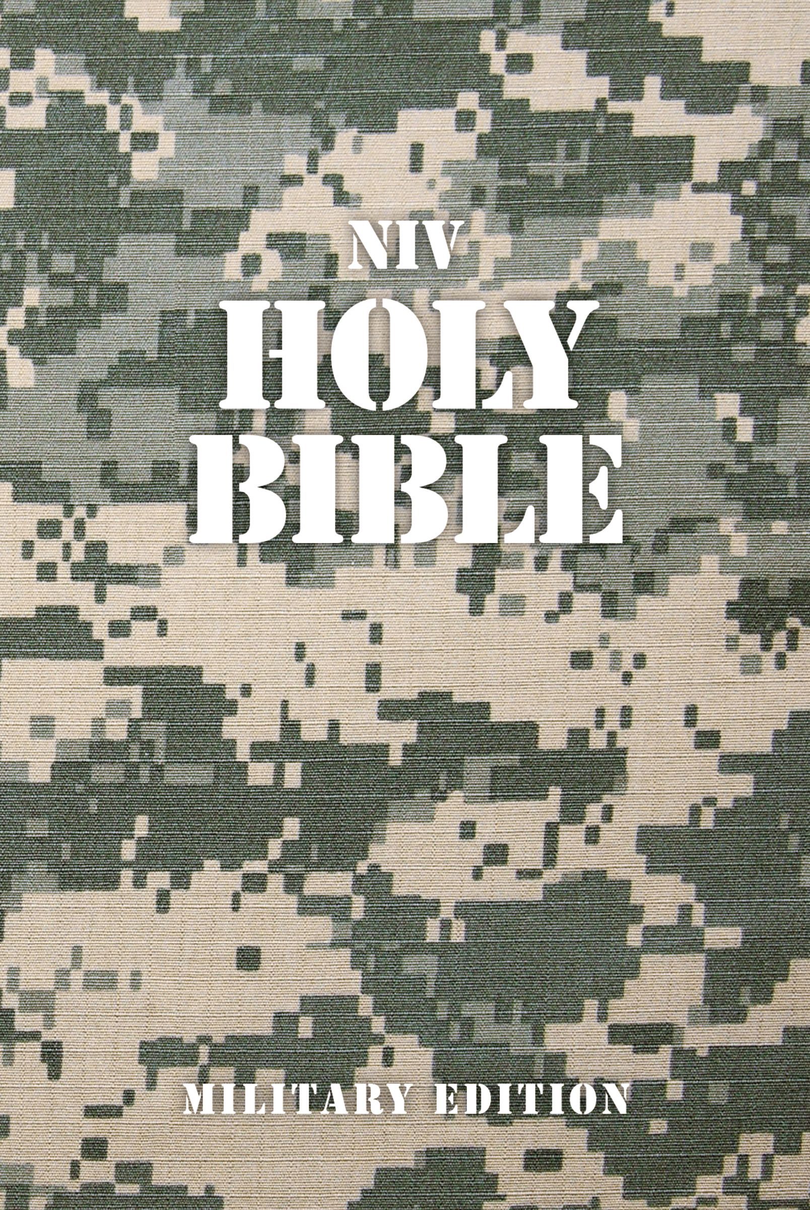 The NIV, Holy Bible, Military Edition, Compact, Paperback, Digi Camo by ...