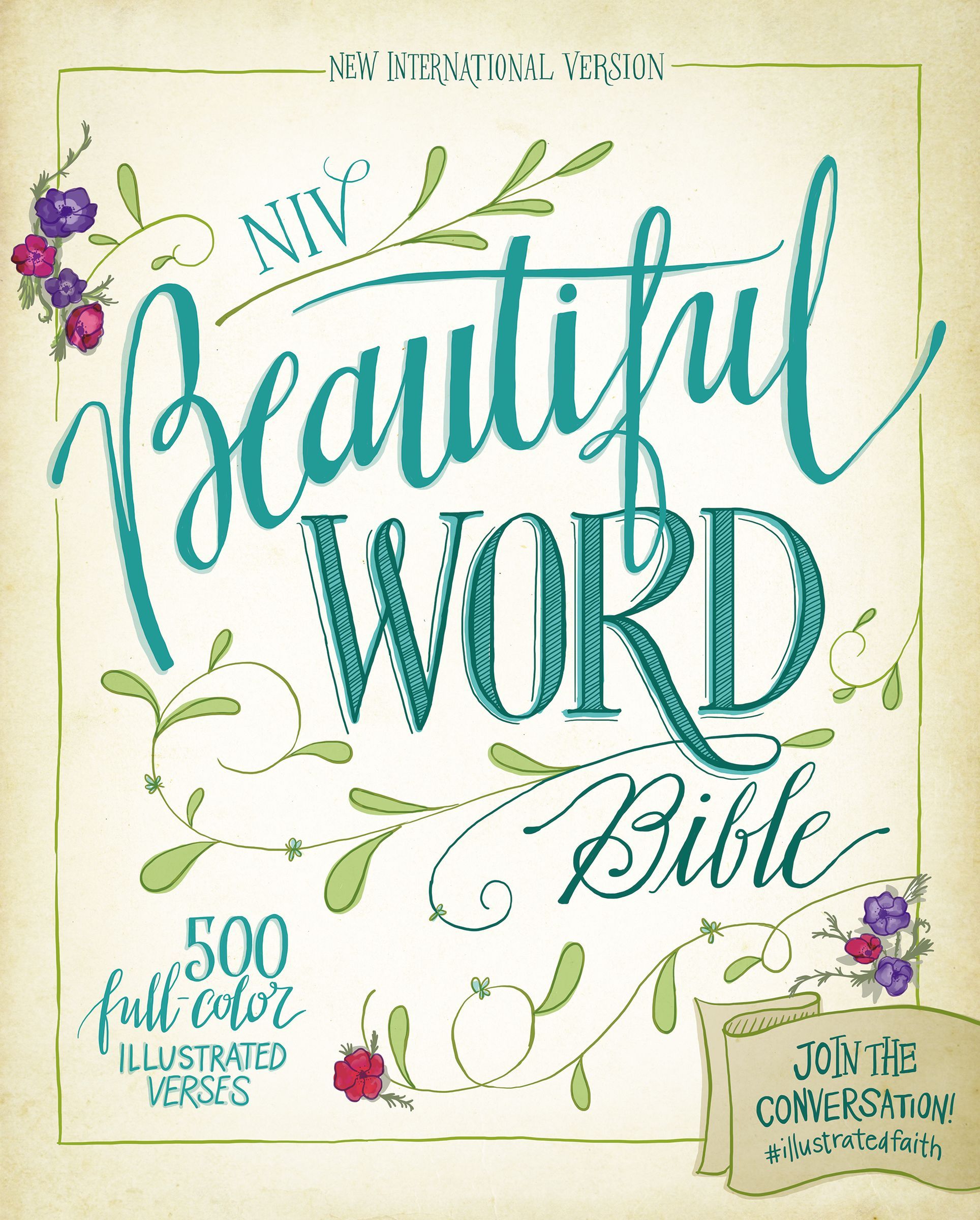 NIV, Beautiful Word Bible: 500 Full-Color Illustrated Verses by ...