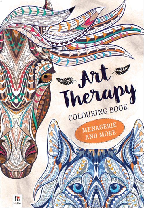 Art Therapy Colouring Book: Menagerie & More by Hinkler Books | Goodreads