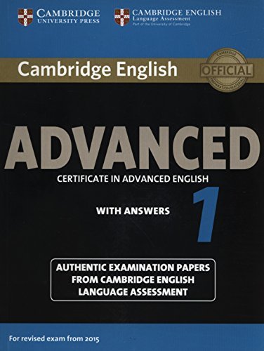 Cambridge English Advanced 1 for Revised Exam from 2015 Student's Book ...