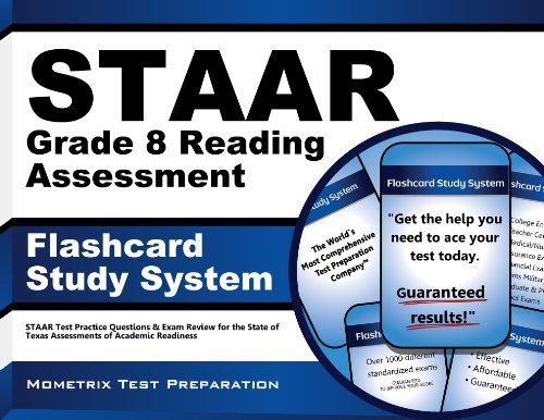 STAAR Grade 8 Reading Assessment Flashcard Study System: STAAR Test ...