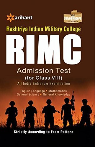 Rashtriya Indian Military College (Rimc) Admission Test for Class 8 by ...