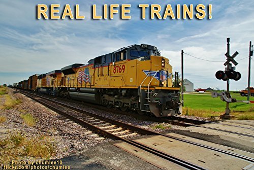 Real Life Trains! A Photo Book of Trains for Children by Don Wiggins ...