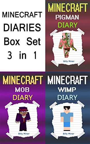 Minecraft: Diaries Box Set of 3 Minecraft Diaries in 1 by Billy Miner ...