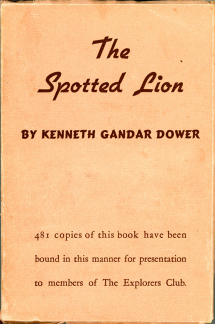 The Spotted Lion by Kenneth Gandar Dower | Goodreads
