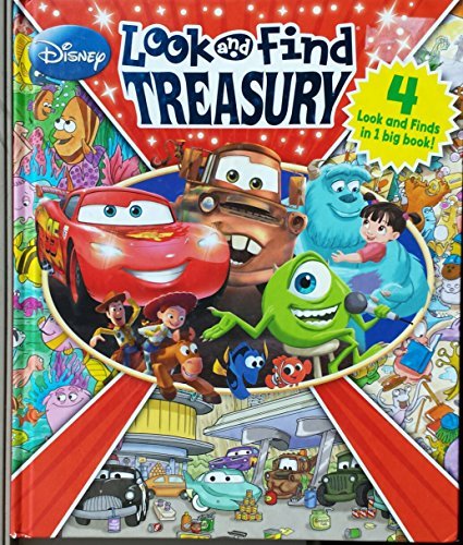 Disney's Look and Find Treasury- 4 Look and Find Books in 1 Big Book by ...