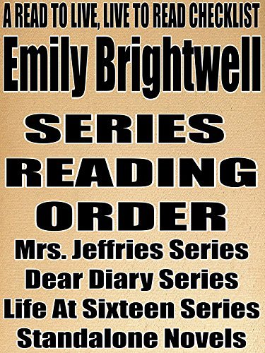 Emily Brightwell: Series Reading Order: A Read to Live, Live to Read ...