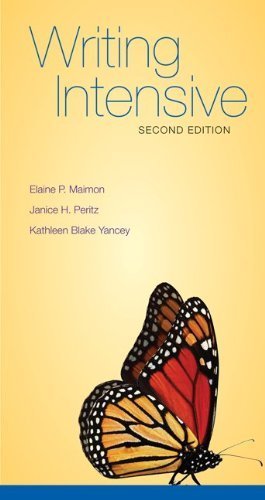 Writing Intensive by Elaine P. Maimon | Goodreads