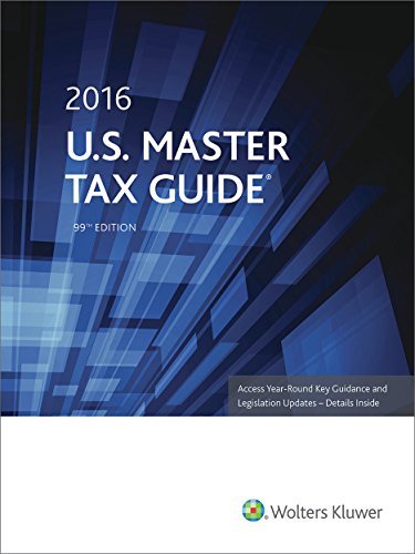 U.S. Master Tax Guide (2016) by CCH Tax Law Editors | Goodreads