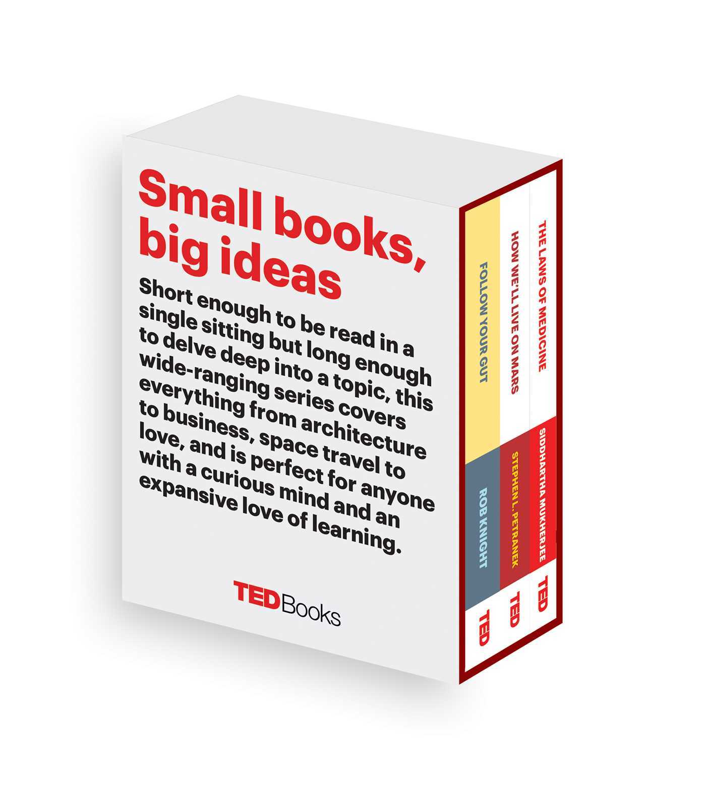 TED Books Box Set: The Science Mind: Follow Your Gut, How We'll Live on ...