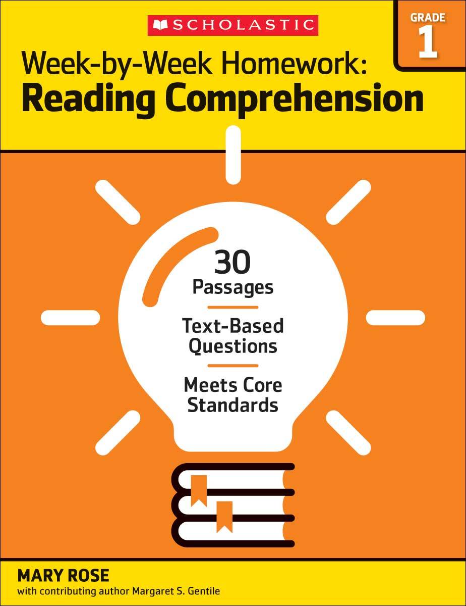 Week-by-Week Homework: Reading Comprehension Grade 1: 30 Passages ...