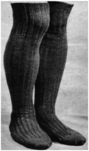 #1814 LONG SOCKS VINTAGE KNITTING PATTERN by Princess of Patterns ...