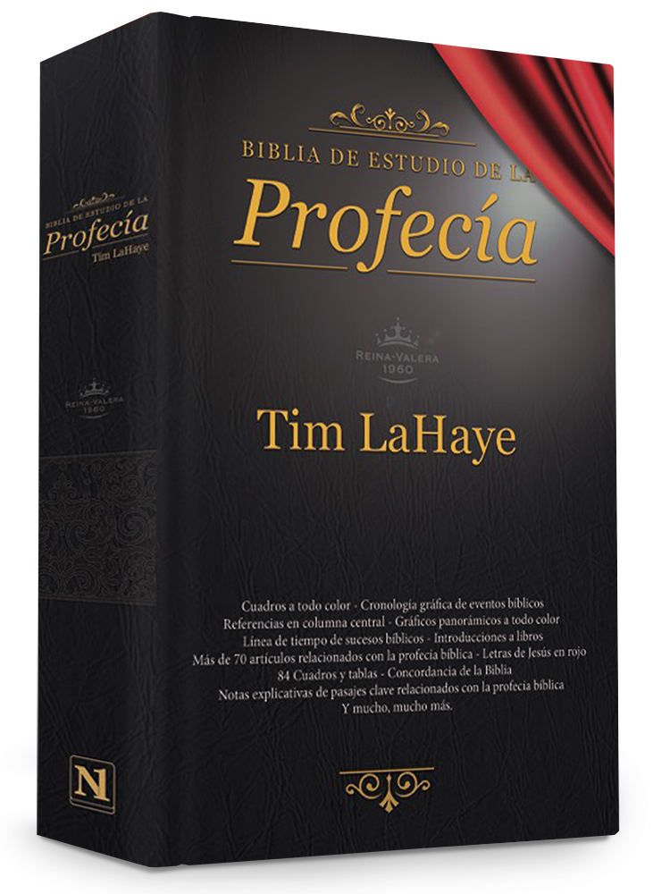RVR 1960 Biblia de la profecía color negro Iimitación piel / Prophecy ...