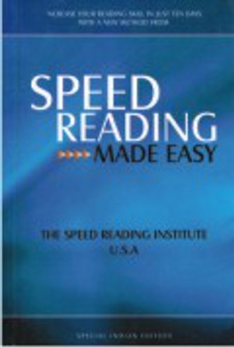 Speed Reading Made Easy by Speed Reading Institute | Goodreads