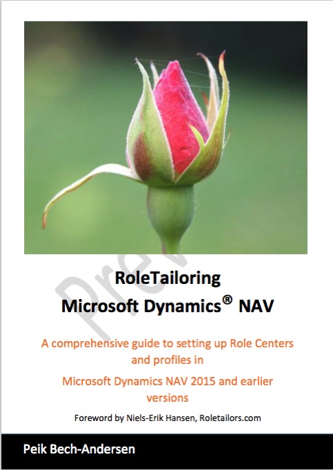 Role Tailoring Microsoft Dynamics NAV [Preview Version] by Niels-Erik ...