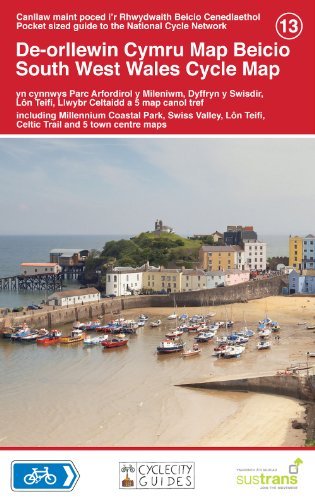 South West Wales Cycle Map (National Cycle Network Route Maps by ...