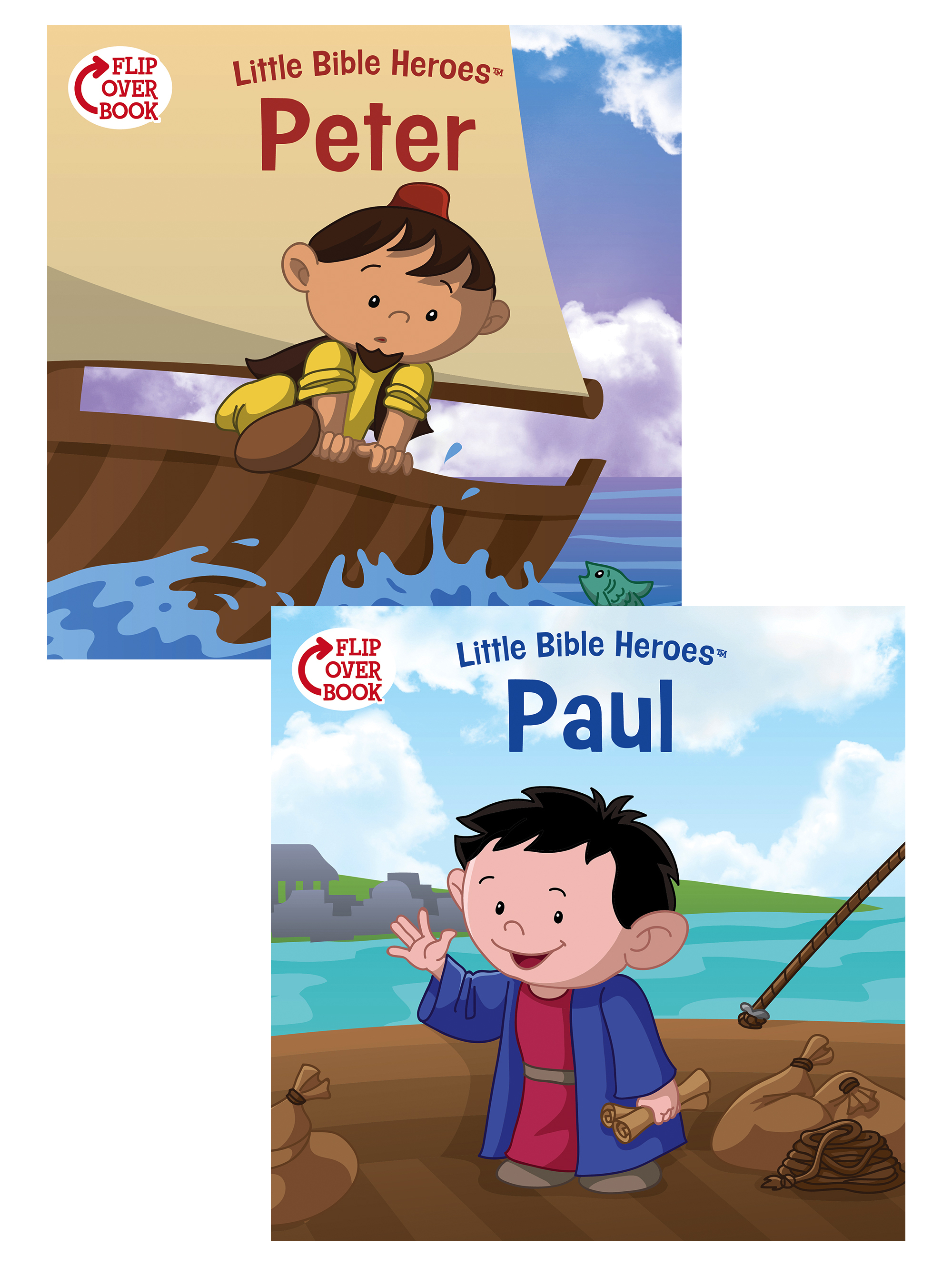 Peter/Paul Flip-Over Book (Little Bible Heroes™) by Victoria Kovacs ...