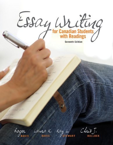 Essay Writing for Canadian Students (With Readings) by Roger Davis ...
