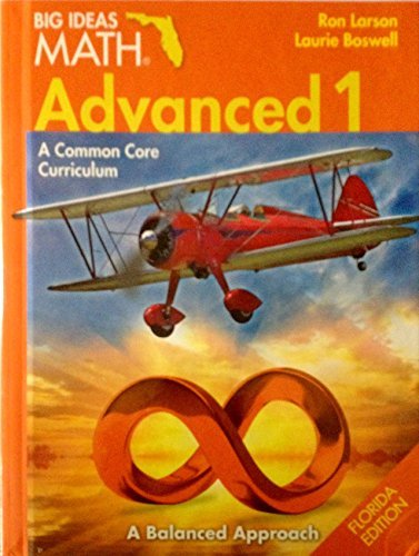 Big Ideas Math Advanced 1 "A Balanced Approach" by Laurie Boswell Ron ...