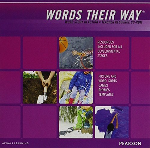 Words Their Way 2012 Word Study in Action Developmental Model Teacher ...