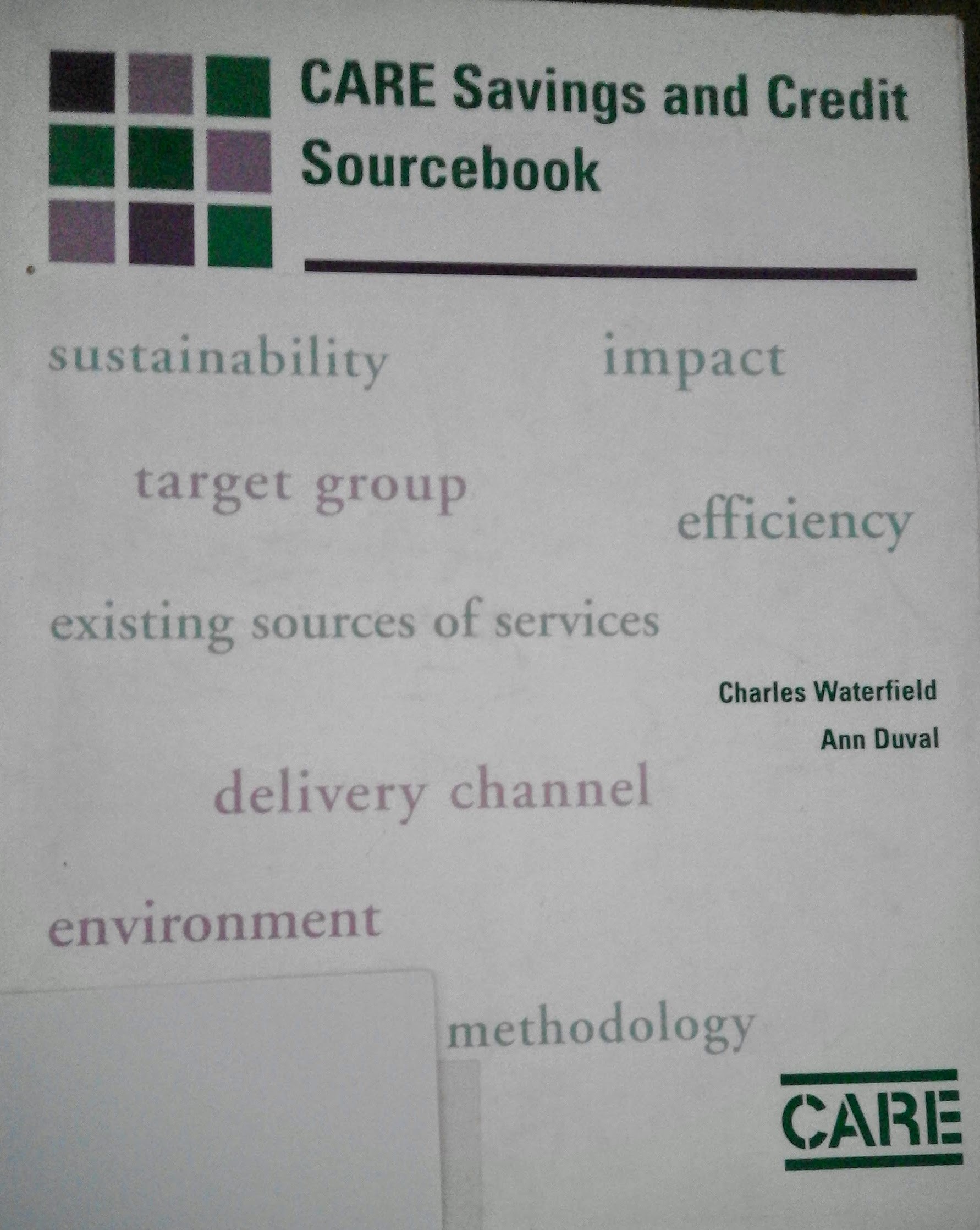 Care savings and credit sourcebook by Charles Waterfield | Goodreads