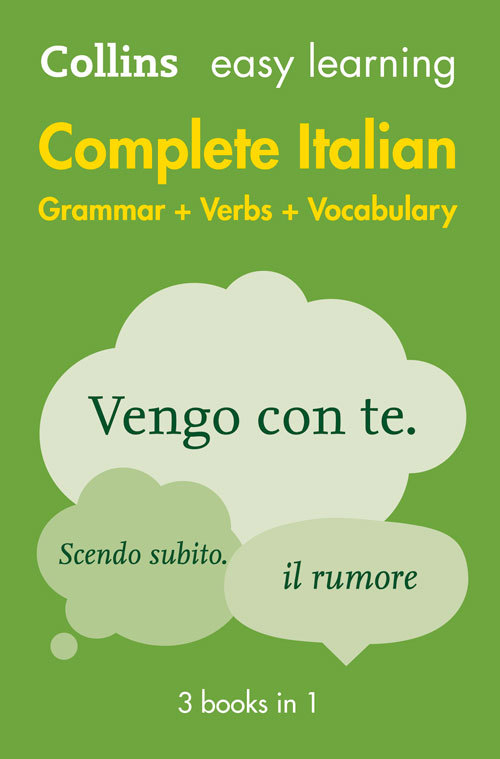 Complete Italian Grammar Verbs Vocabulary: 3 Books in 1 by ...