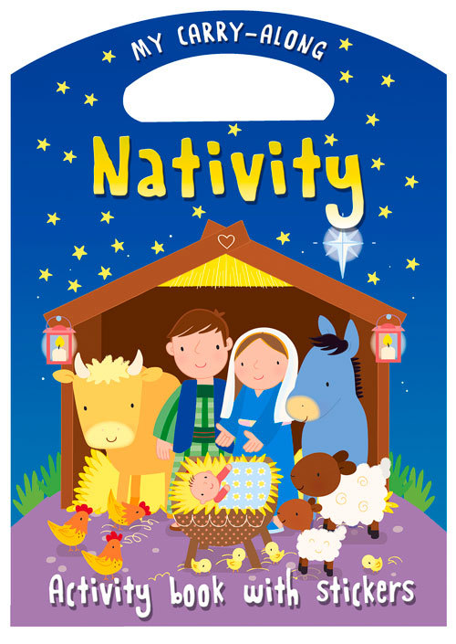 My Carry-along Nativity: Activity book with stickers by Christina ...