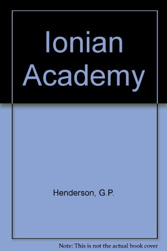 Ionian Academy by G.P. Henderson | Goodreads