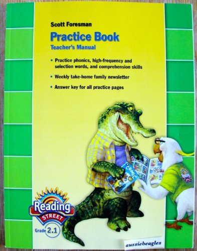 Reading Street Practice Book Teacher's Manual Grade 2.1 by Scott ...